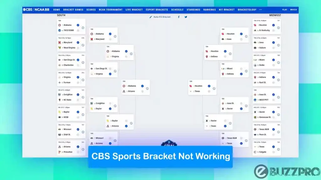 Fix CBS Sports Bracket Not Working Problem Fix CBS Sports Bracket Not Working Problem
